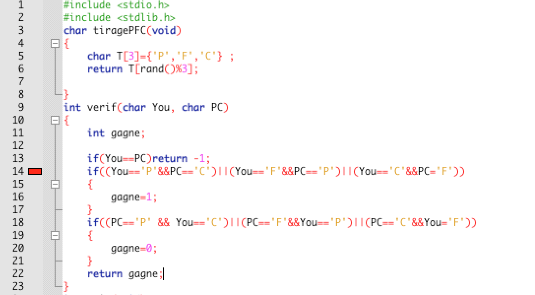 [Résolu] Jeu Pierre-Feuille-Ciseaux - OpenClassrooms